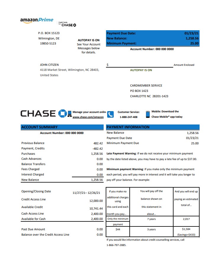 United States Bank Statement Templates - BankStatements.net