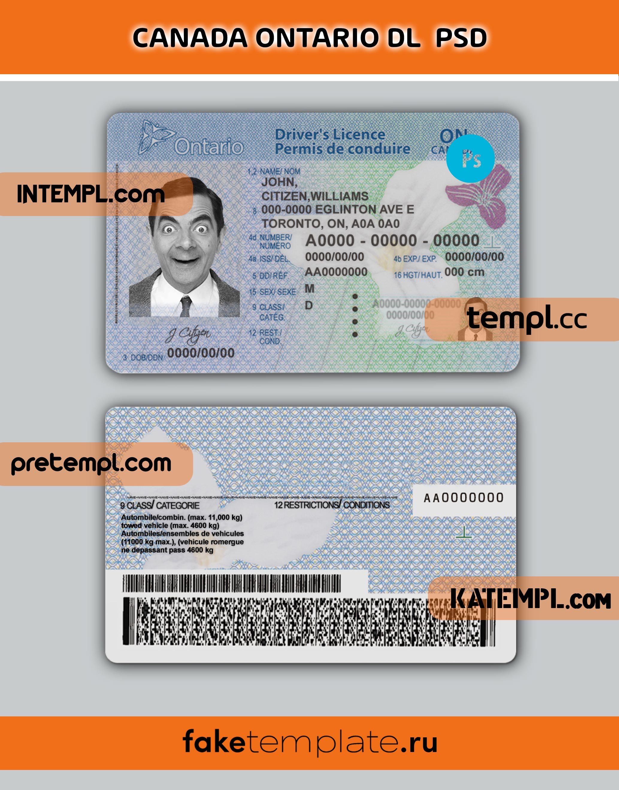 driving license photoshop file, driver license psd, driving license ...